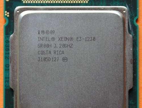 Процессор 8-потоков e3 1230 сокет-1155 аналог i7