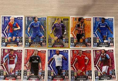 Карточки match attax