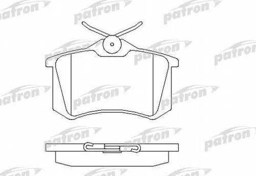 Patron PBP1083 Колодки тормозные дисковые задн AUD