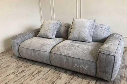 Стильный диван "Бабл" с широкими подлокотниками