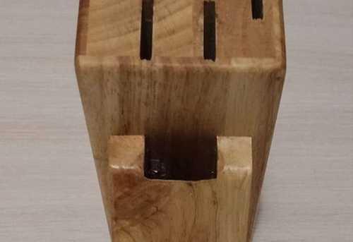 Подставка для 5 ножей деревянная Tescoma Woody