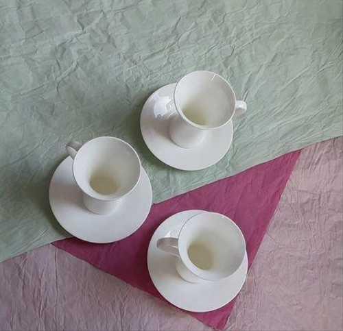 Кофейные чашки костяной фарфор