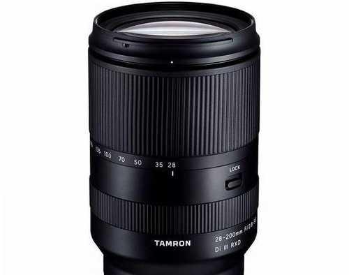 Объектив Tamron 28-200mm f/2.8-5.6 Di III RXD Sony