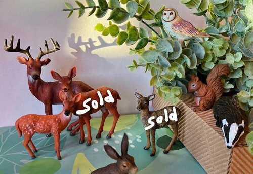 Фигурки пакетом лесные животные Collecta Schleich