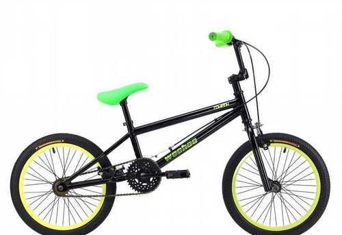 Велосипед BMX 18" comiron woohoo black neon
