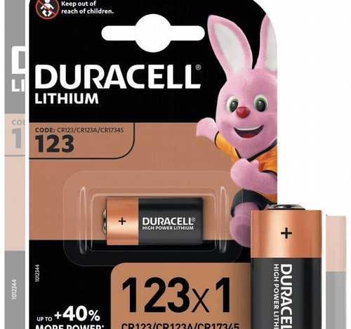 Батарейки Duracell cr123A 3V для фотоаппарата