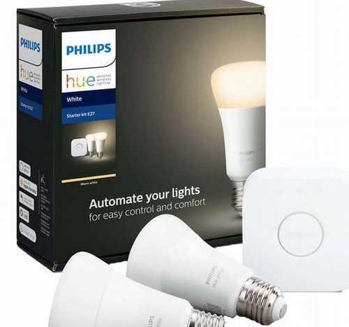 Умный дом Philips Hue Starter Kit E27 White