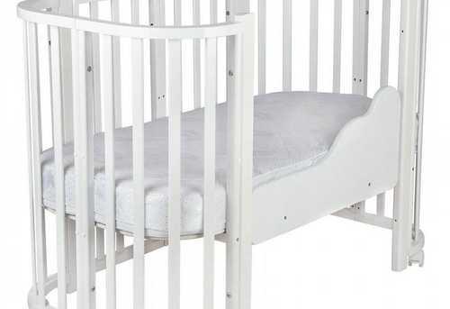 Кровать детская Indigo Baby Lux 3в1, белый