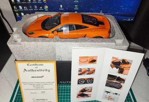 1/18 Mclaren MP4-12C Autoart
