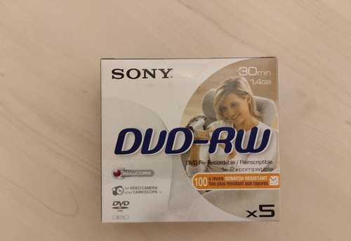 Диски Sony DVD- RW, 1.4 GB, Japan