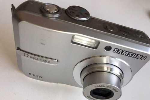 Компактный фотоаппарат самсунг S760 рабочий