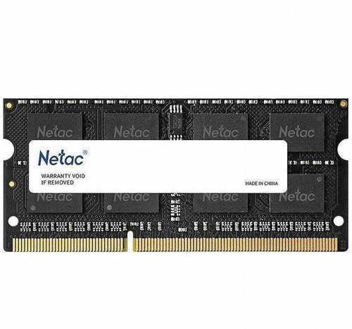 Память оперативная DDR3L SO-dimm 4Gb Netac 1600MHz