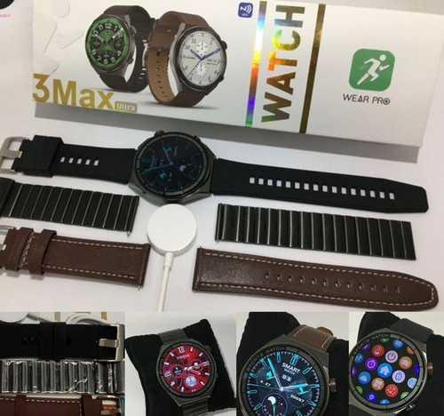 Смарт Часы DT 3 MAX круглые SMART Watch