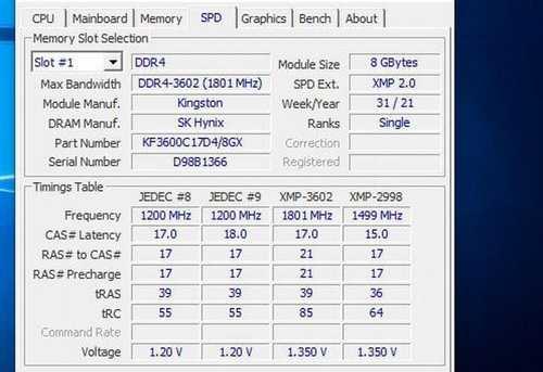 Продам оперативную память Kingston ddr4 2x8 16 gb