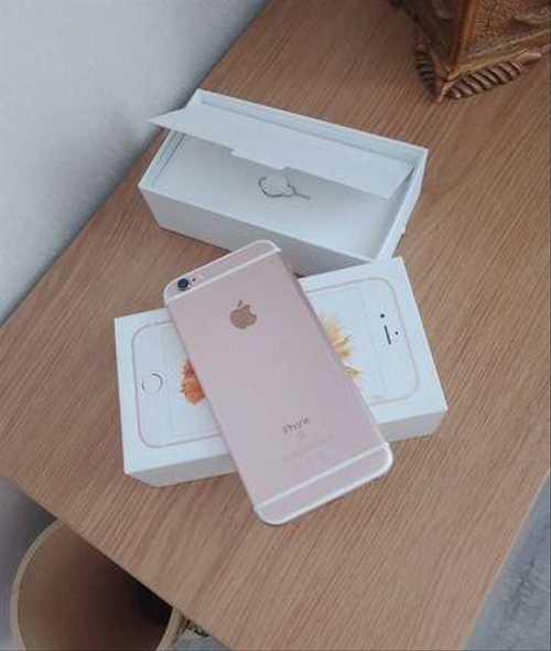 Айфон 6s, цвет розовый