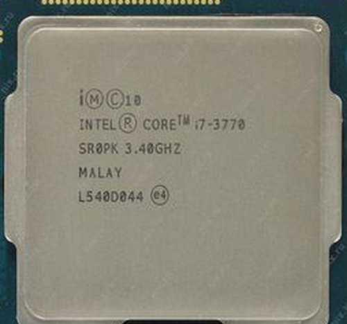 Intel i7-3770 3.40(Turbo 3.90) GHz/8M 8 потоков