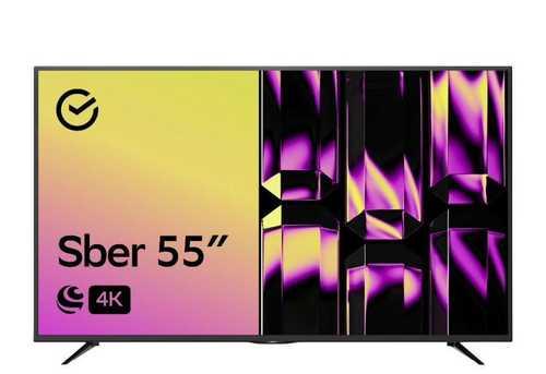 Телевизор Sber SDX-55U4127, 55"(139 см), UHD 4K