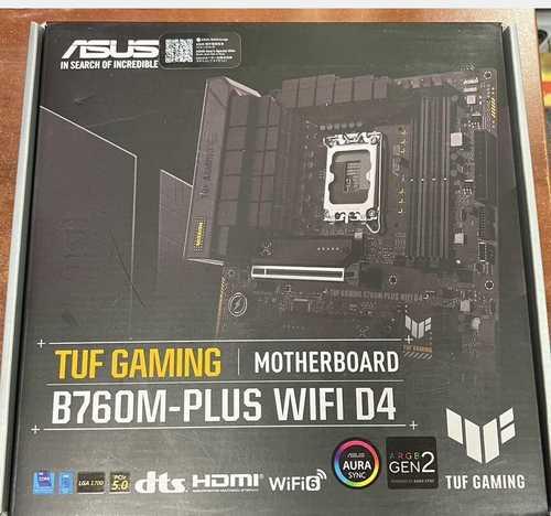 Плата Asus TUF Gaming B760M-Plus WiFi D4