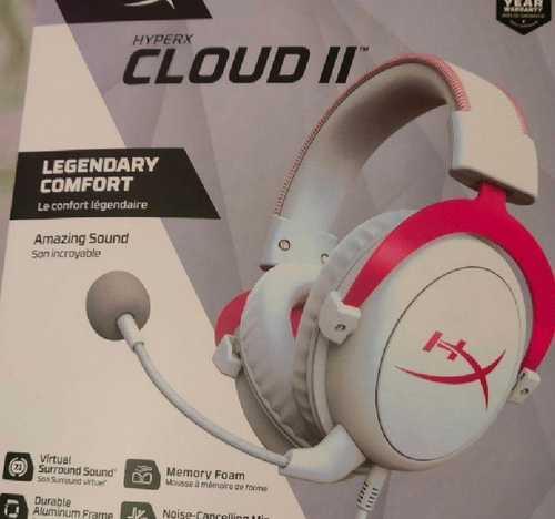 Игровые наушники hyperx cloud 2