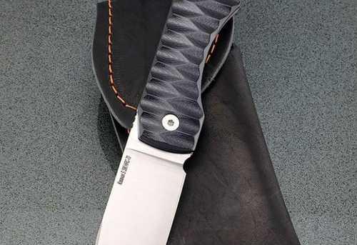 Нож складной Тор сталь S390 накладки G10 резная +
