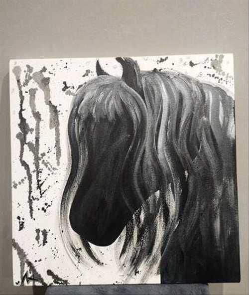 Картина в интерьер «лошадь»