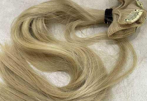 Волосы на трессах 50 см натуральные