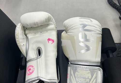 Боксерские перчатки Venum Elite 8 oz(оригинал)