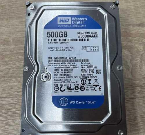 Western Digital Caviar Blue 500Gb