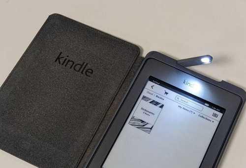 Книга Amazon Kindle touch + чехол с подсветкой