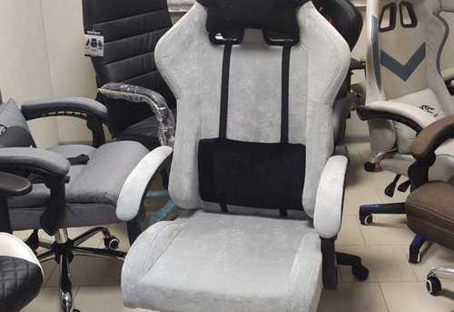 Компьютерные кресла из ткани велюр