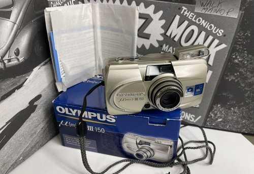 Пленочный фотоаппарат olympus mju iii zoom 150