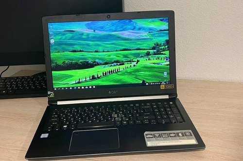 Игровой Acer 15 i5-8300H gtx1050ti SSD 256