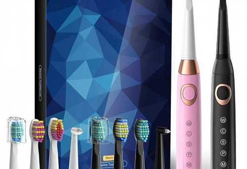 Новая USA Sonic Electric Toothbrushes SY-508 2 шт
