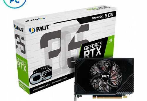 Видеокарта RTX3050 6GB Palit StormX OC NE63050S18J