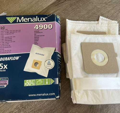 Синтетические мешки для пылесоса LG Menalux 4900