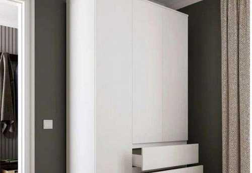 Шкаф для одежды белый матовый