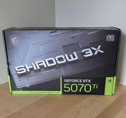 Видеокарта MSI GeForce RTX 5070 Ti shadow 3X OC