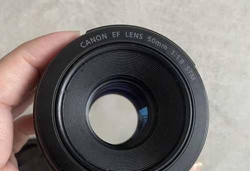 Объектив canon EF 50mm 1.8