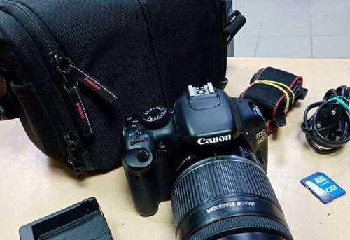 Фотоаппарат Canon EOS550 + объектив EFS 18-200mm