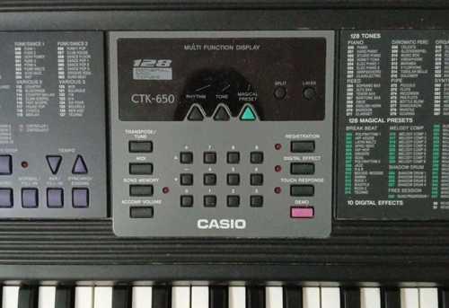 Синтезатор casio ctk-650