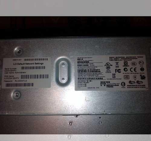 Сервер HP ProLiant ML350p Gen8 (G8) TPS-F003