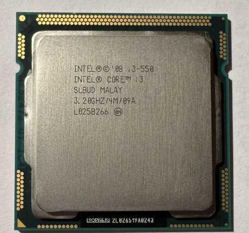 Процессор i3-550 Socket 1156