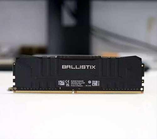 Озу Crucial Ballistix DDR4 8 Гб 3200 мгц (новые)