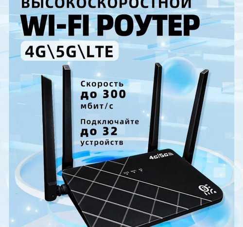 Wifi роутер 4g модем с sim