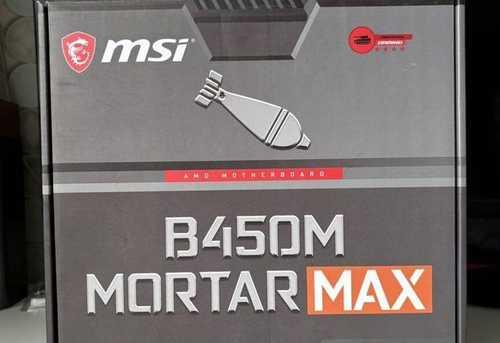Материнская плата b450m msi mortar max