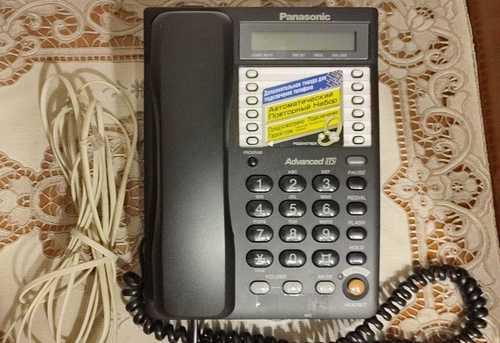 Телефон кнопочный Panasonic проводной