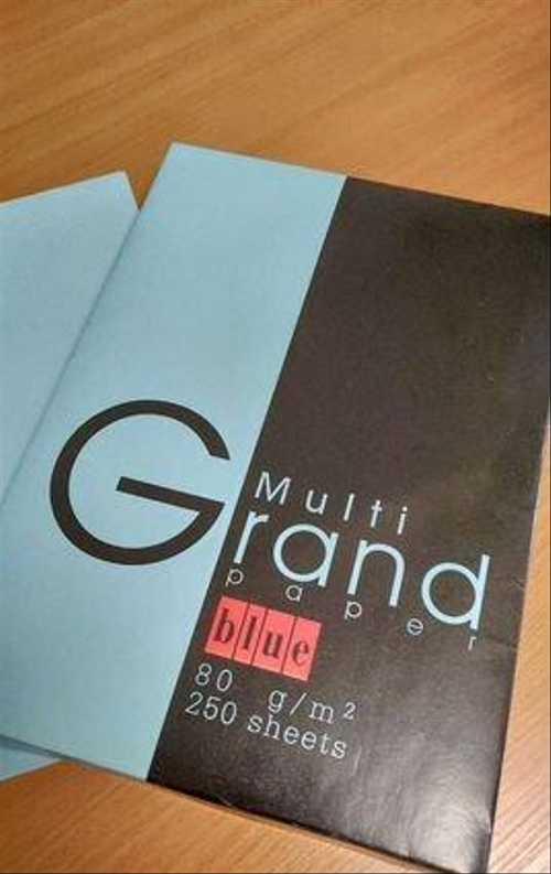 Бумага Multigrand А4 80 г/м, голубая