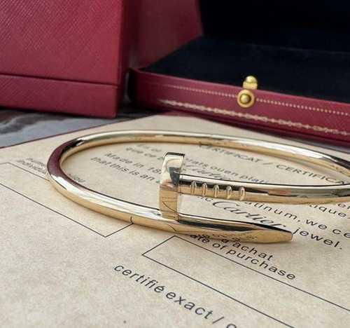 Браслет cartier гвоздь juste un clou золотой