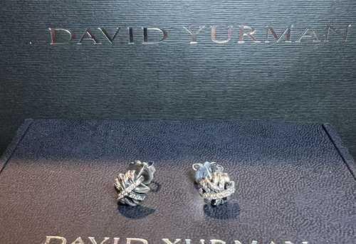 Серьги David Yurman с бриллиантами
