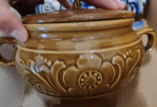 Керамические горшки СССР + подсвечники